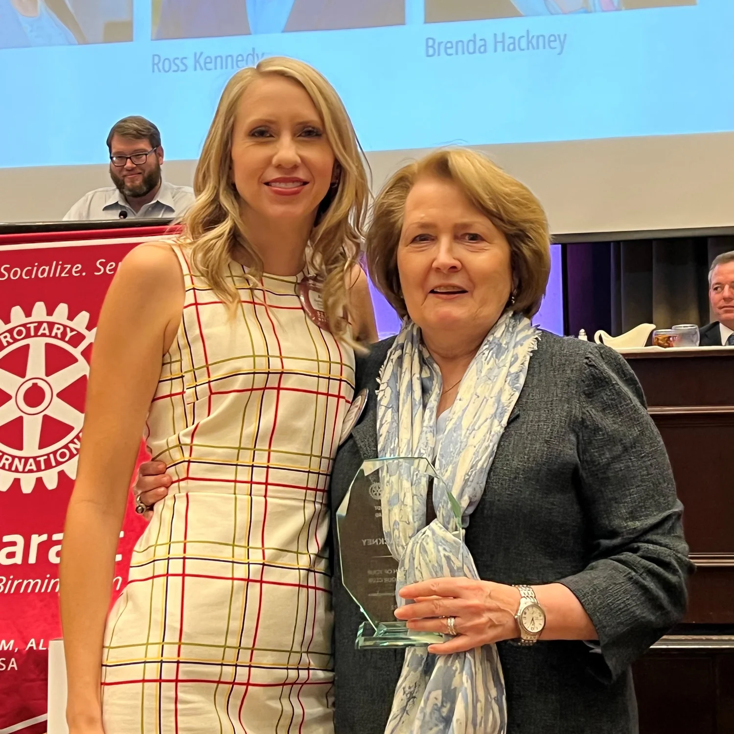 Rotaract Honors RCB President Brenda Hackney — Birmingham Rotary Club