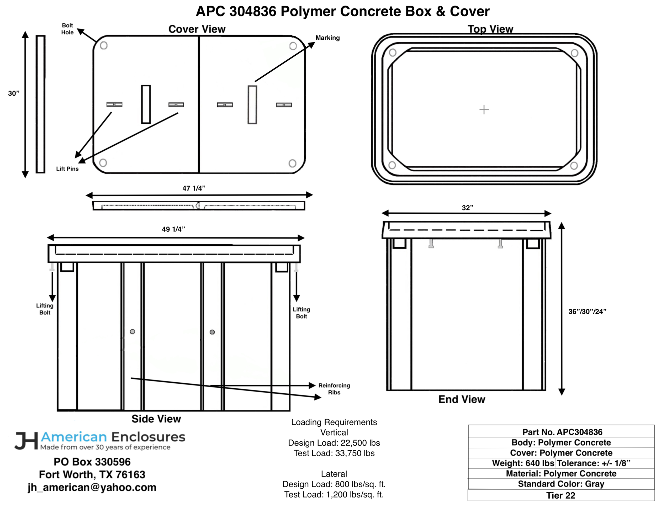 Products — J&H American Enclosures