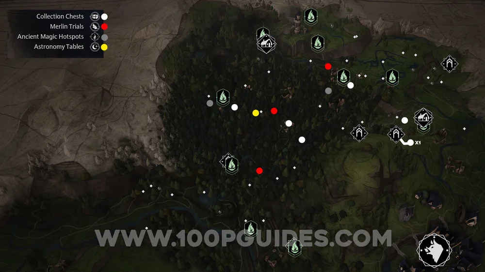 Hogwarts Legacy Forbidden Forest All Collectible Locations — 100% Guides