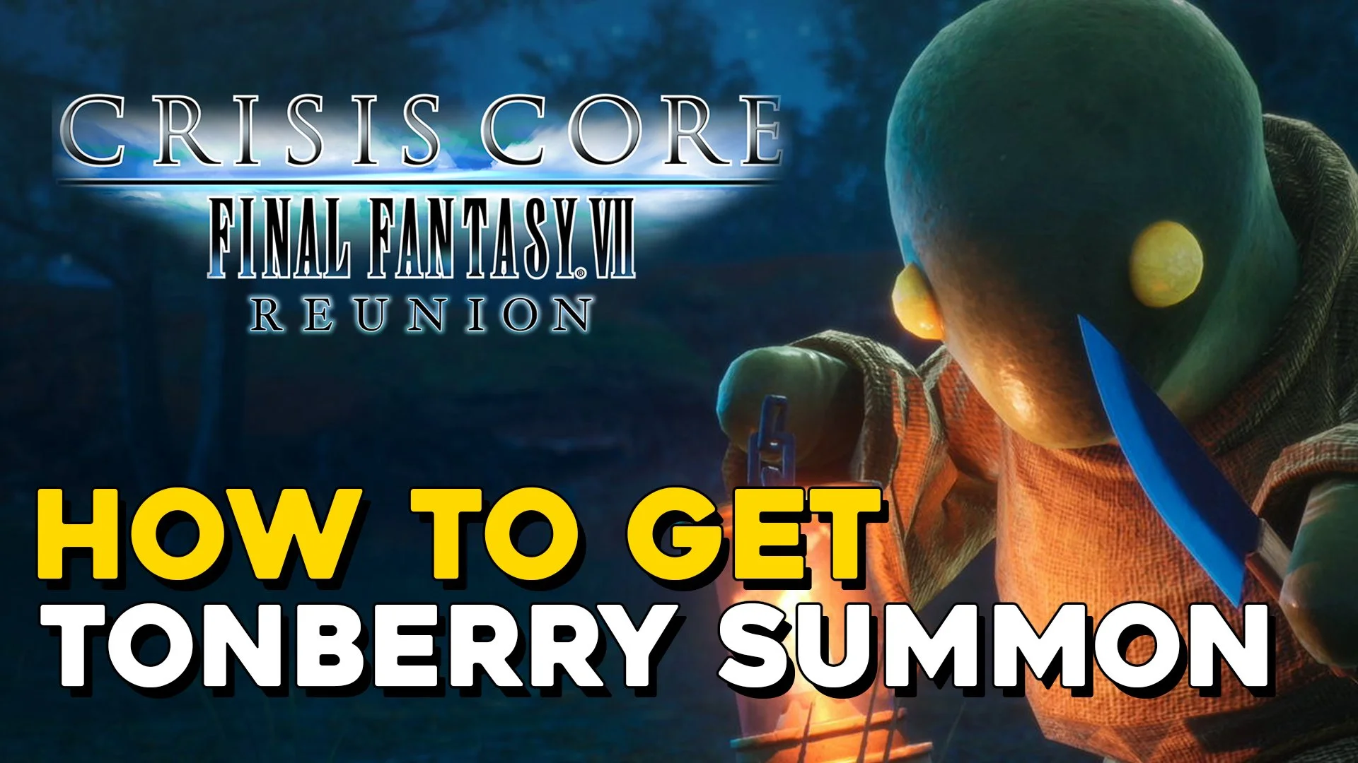 Crisis Core Final Fantasy 7 Reunion How To Get Tonberry Summon — 100% ...