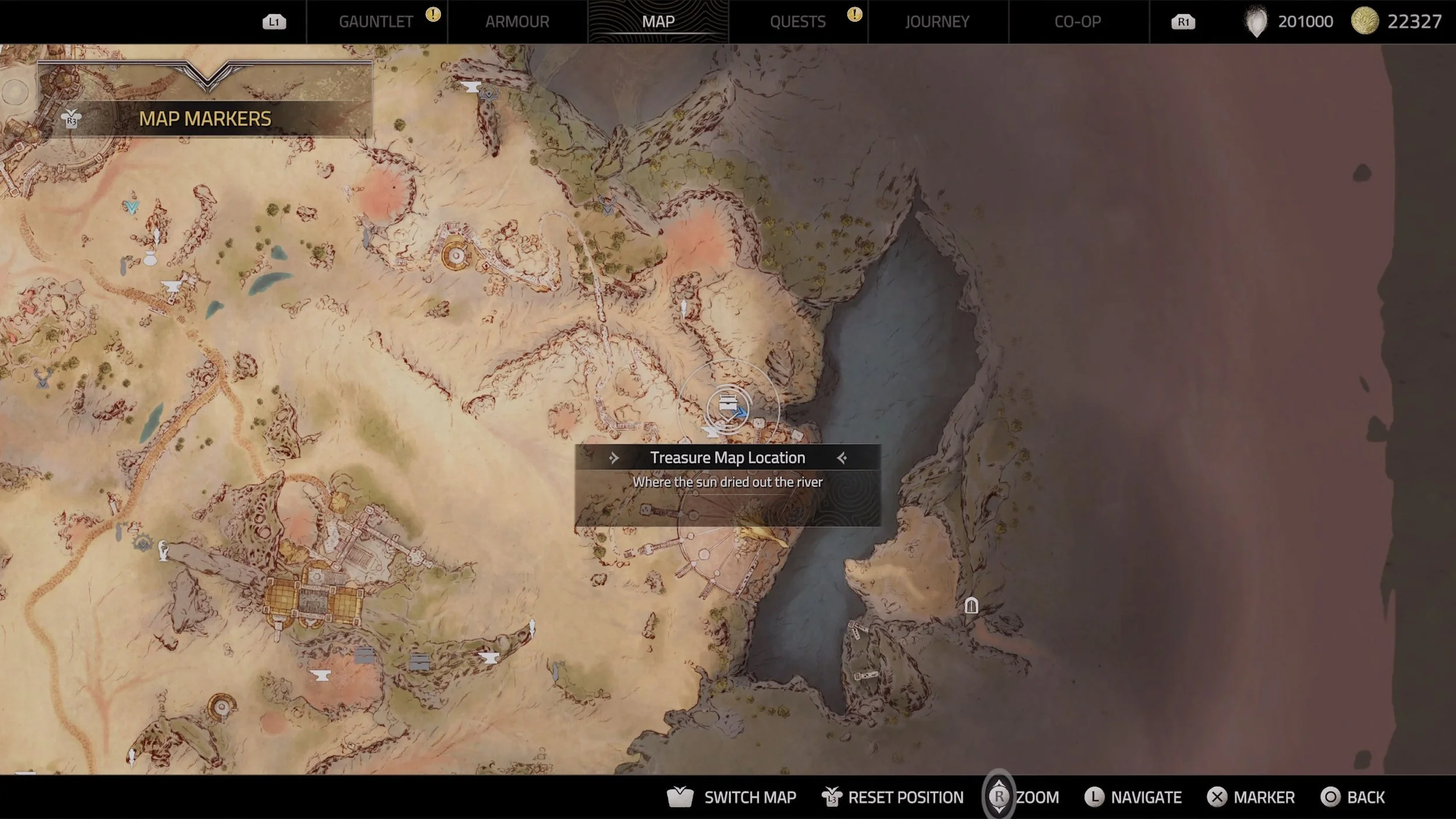 Atlas Fallen Where The Sun Dried Out The River Treasure Hunt Guide ...