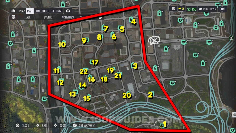 Need For Speed Unbound University Central All Collectible Locations ...