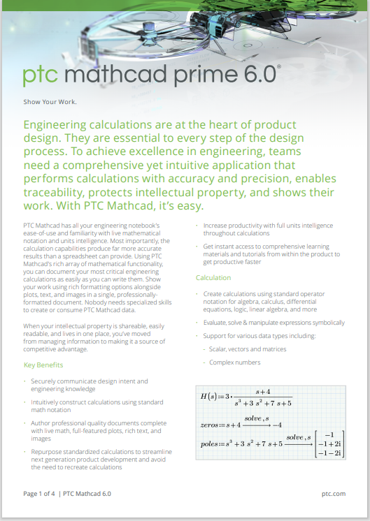 PTC Mathcad Resources — Mathcad Store