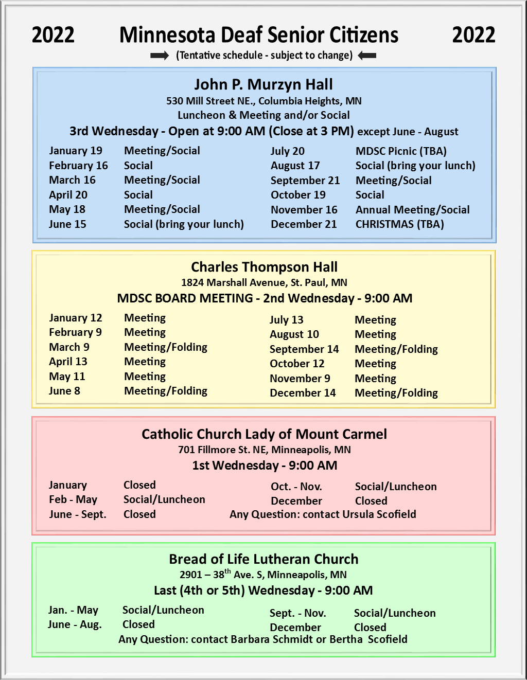 Minnesota Deaf Senior Citizens