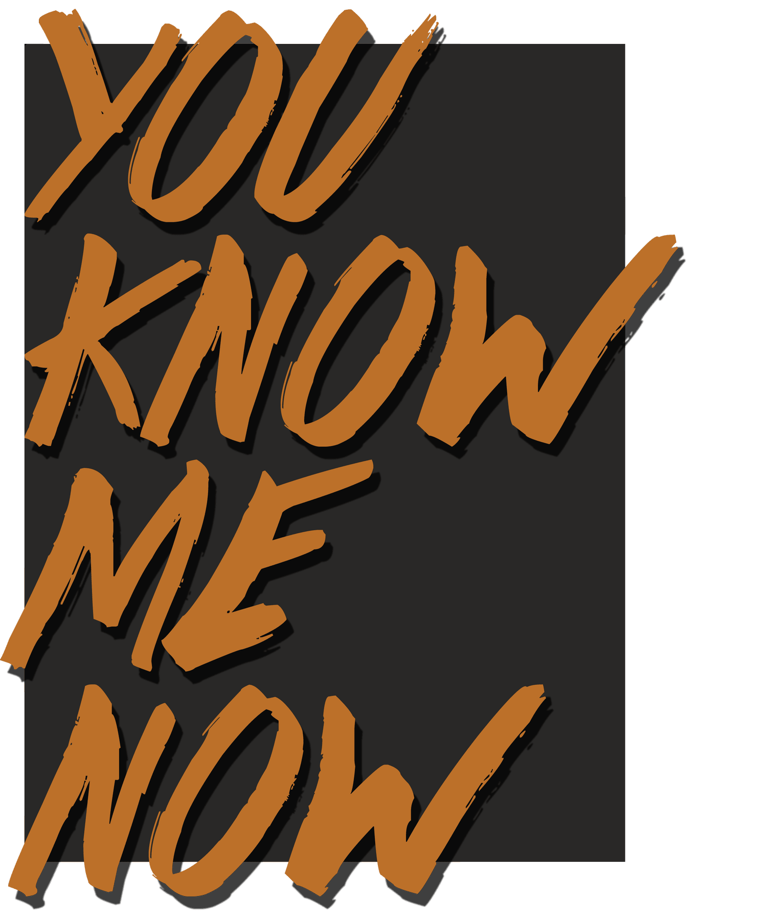 Get To Know Us — You Know Me Now