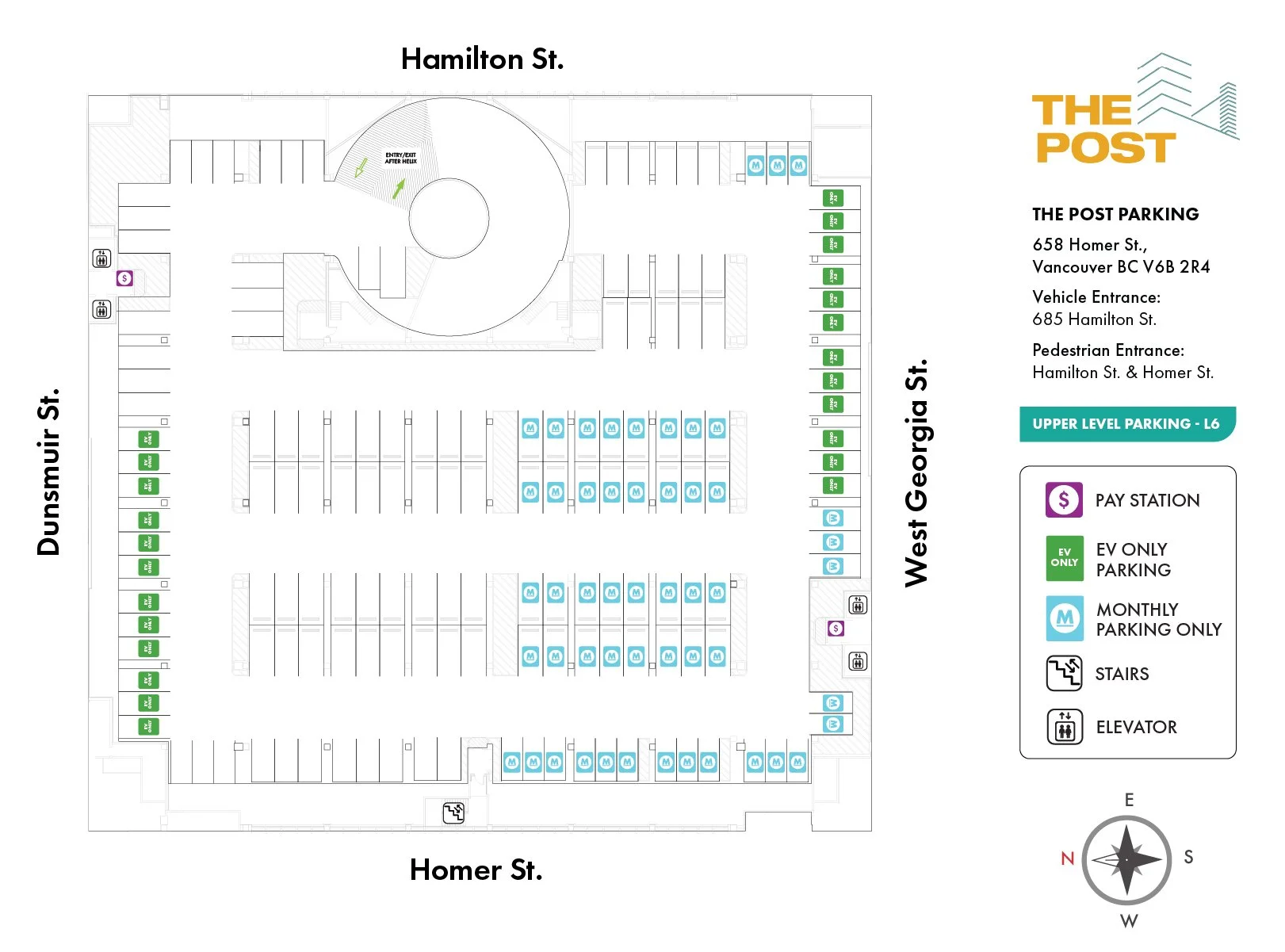 The Post Upper Level Parking — Find Vancouver Parking Near Me