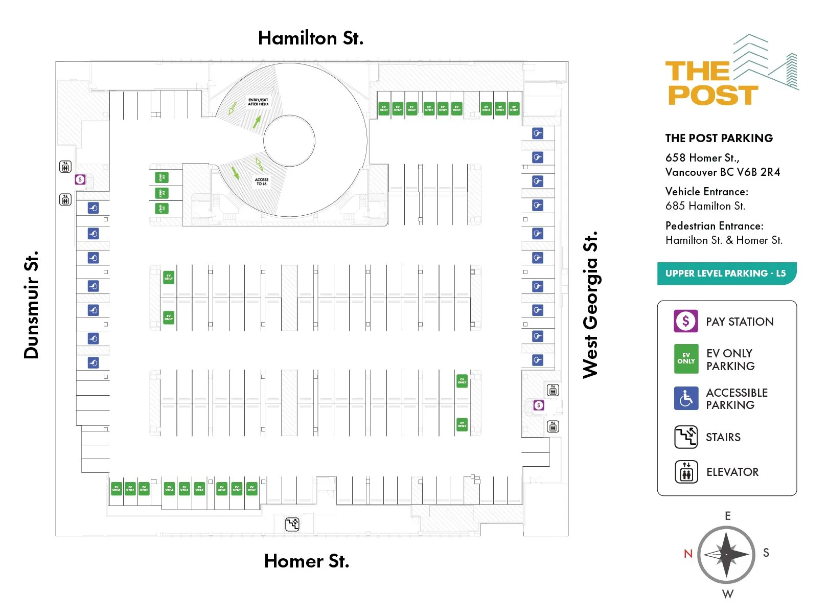 The Post Upper Level Parking — Find Vancouver Parking Near Me