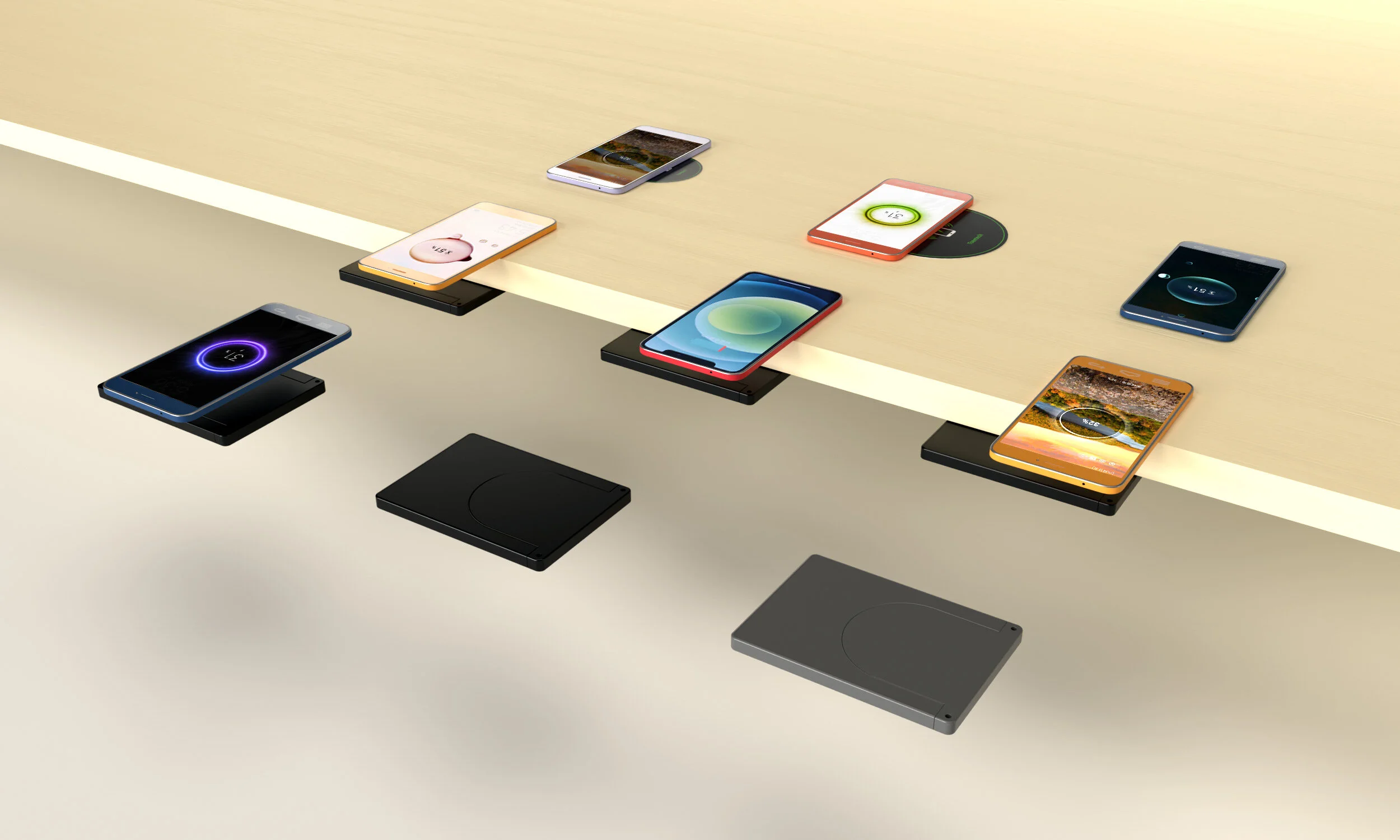 Through Surface Wireless Charger — Tseetech — Wireless Power Enabler ...