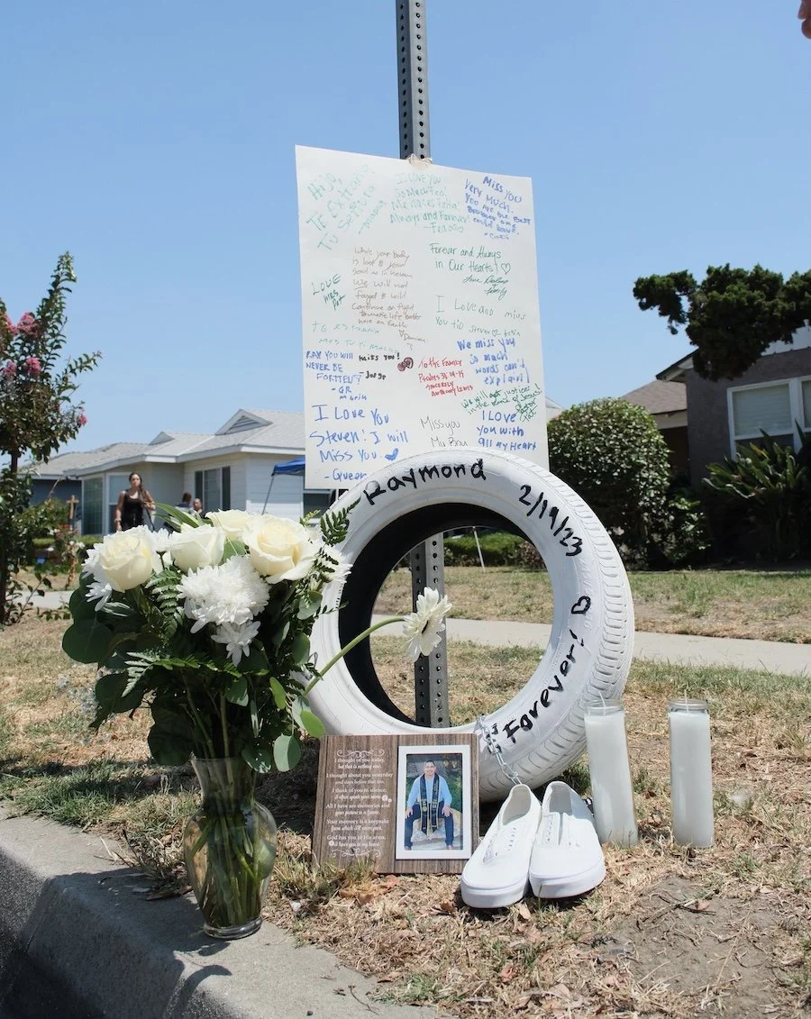 Ghost Tire Memorial to Raymond Stephen Olivares — Streets Are For Everyone