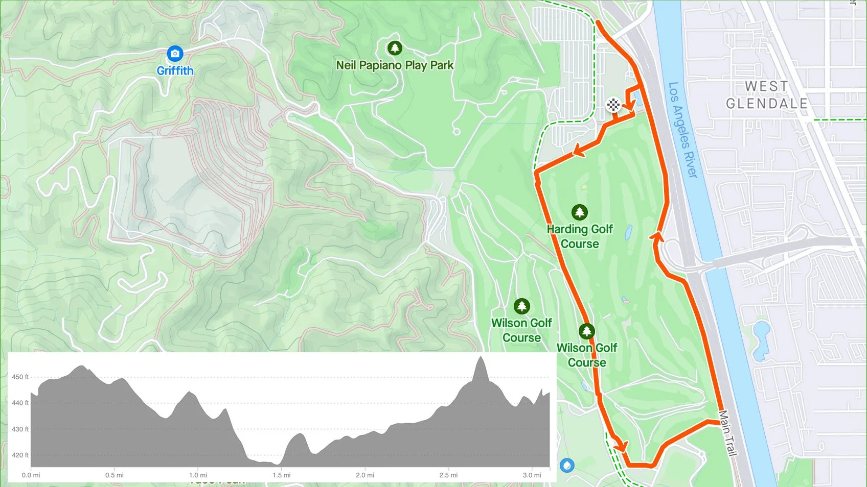 Finish The Ride and Run Griffith Park Route Maps — Streets Are For Everyone
