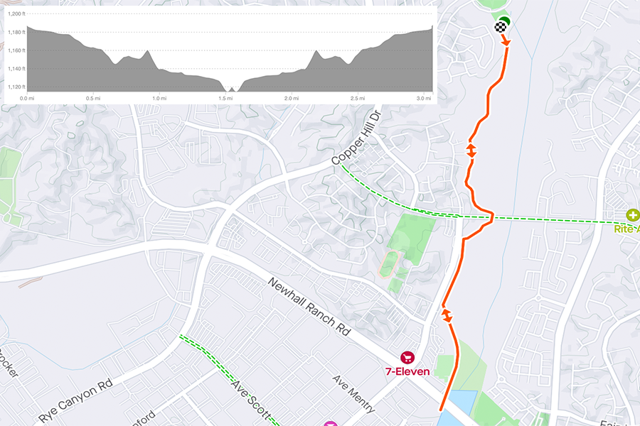 Finish The Ride and Run Santa Clarita Route Maps — Streets Are For Everyone