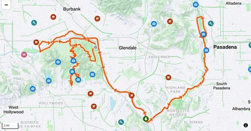 Finish The Ride and Run Griffith Park Route Maps — Streets Are For Everyone