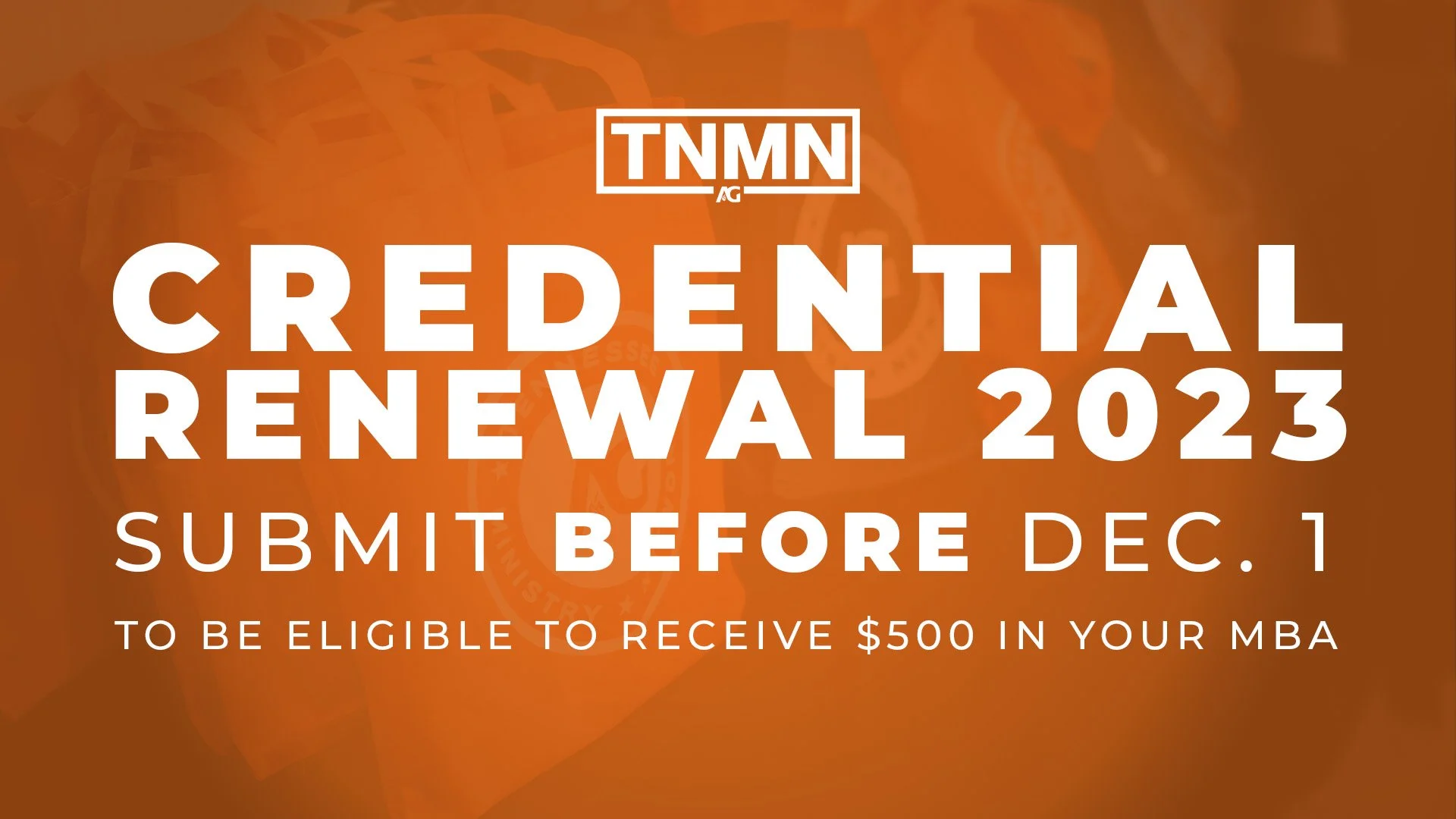 Credentials — Tennessee Ministry Network