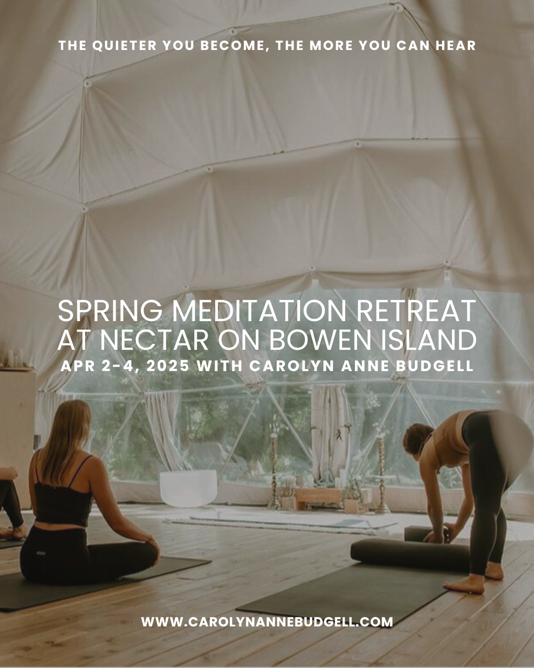 Spring Meditation Retreat on Bowen | Apr 2-4, 2025 — CAROLYN ANNE BUDGELL
