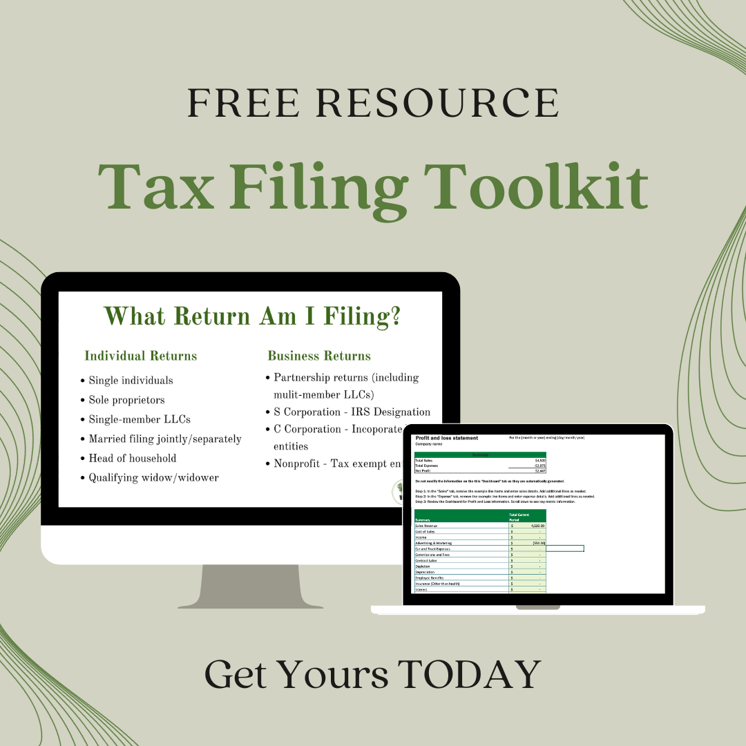 Tax Filing Toolkit — Pachira Financials