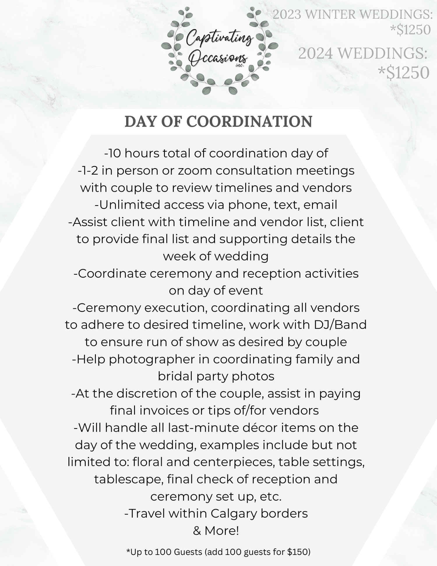 Weddings — Captivating Occasions Inc.