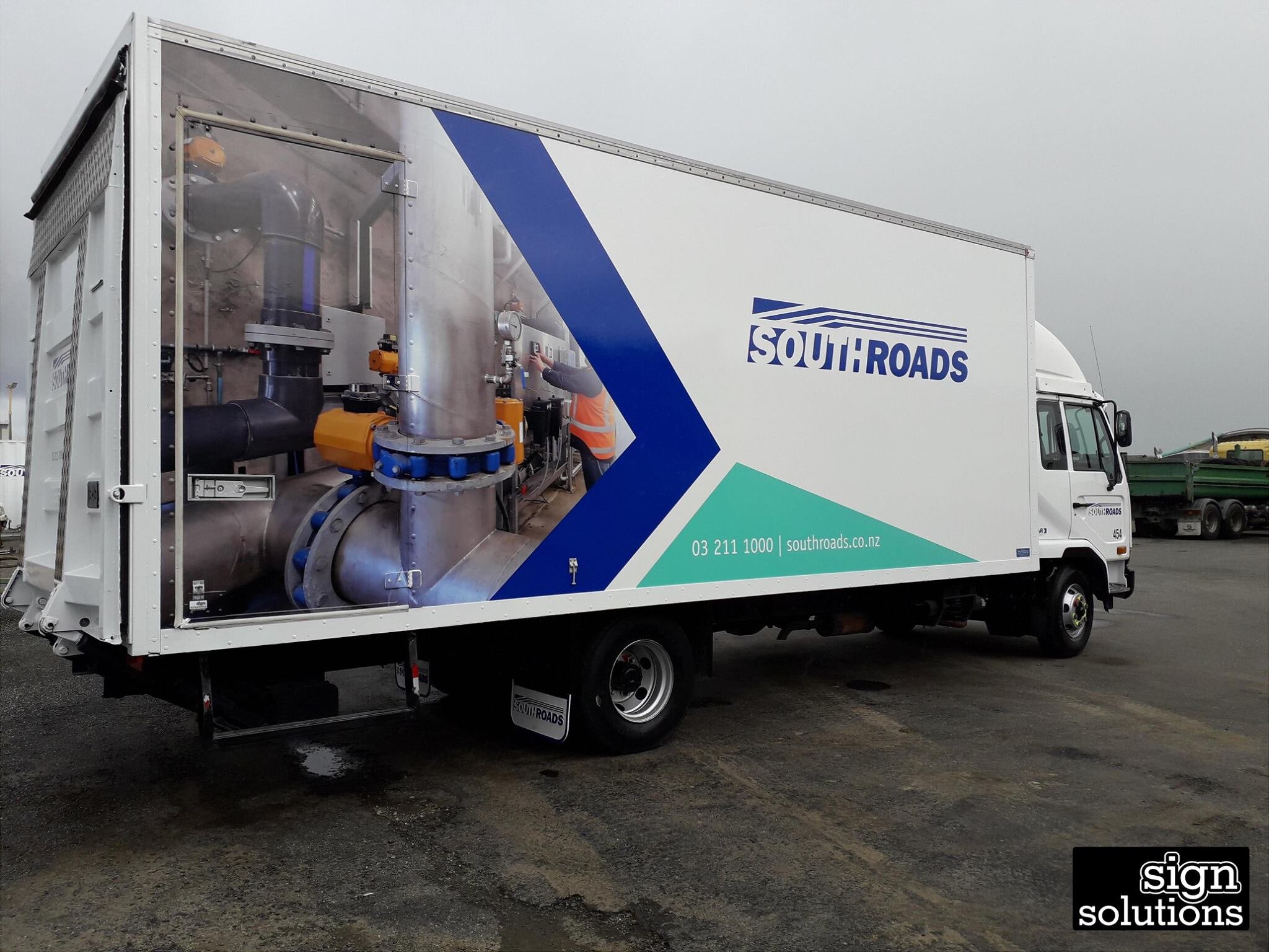 Heavy Machinery Signage — Sign Solutions | Signwriters Invercargill