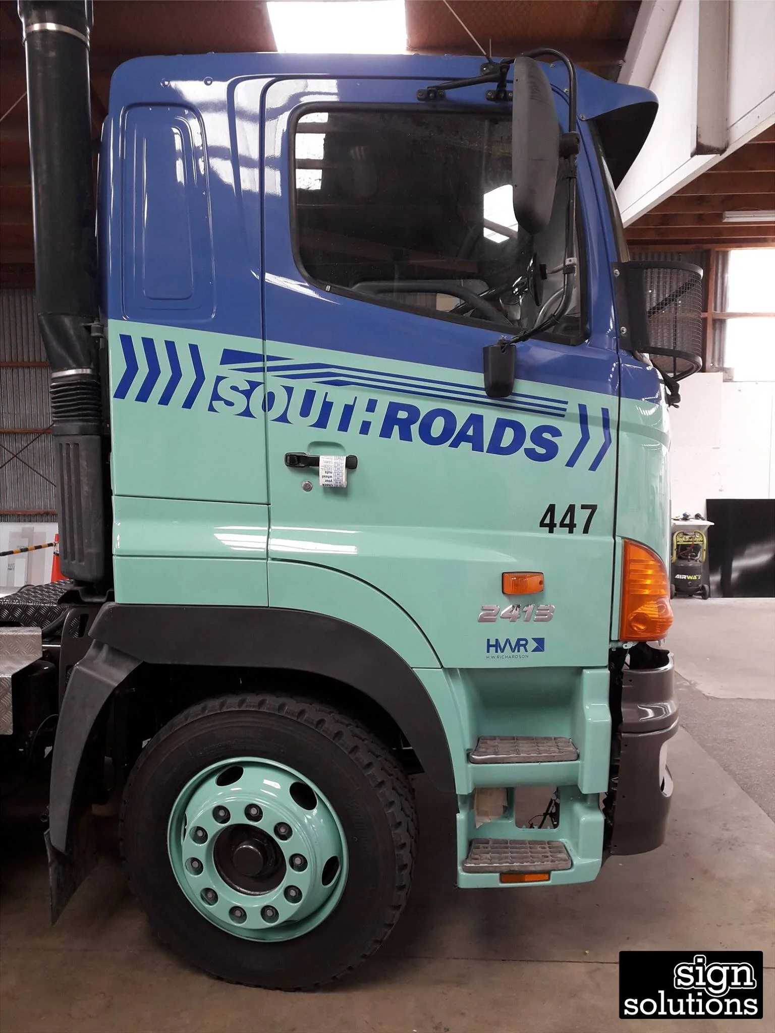 Heavy Machinery Signage — Sign Solutions | Signwriters Invercargill