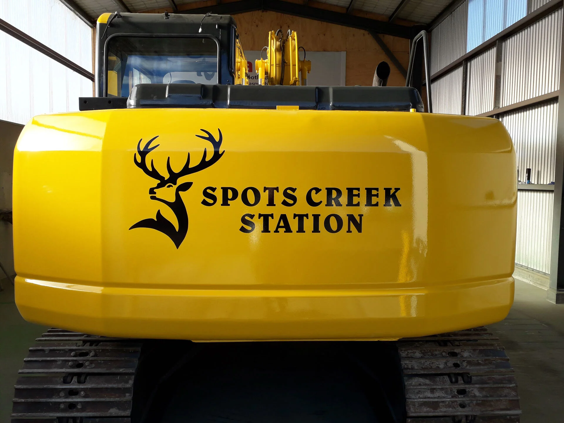 Heavy Machinery Signage — Sign Solutions | Signwriters Invercargill