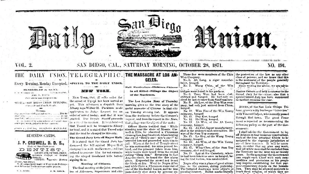 The Chinese Massacre of 1871 — Los Angeles County Asian American ...