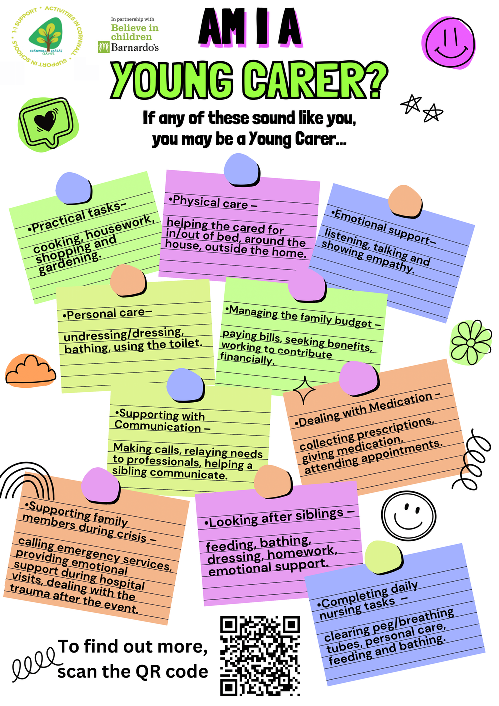 Young Carers in Cornwall — Cornwall Carers Service