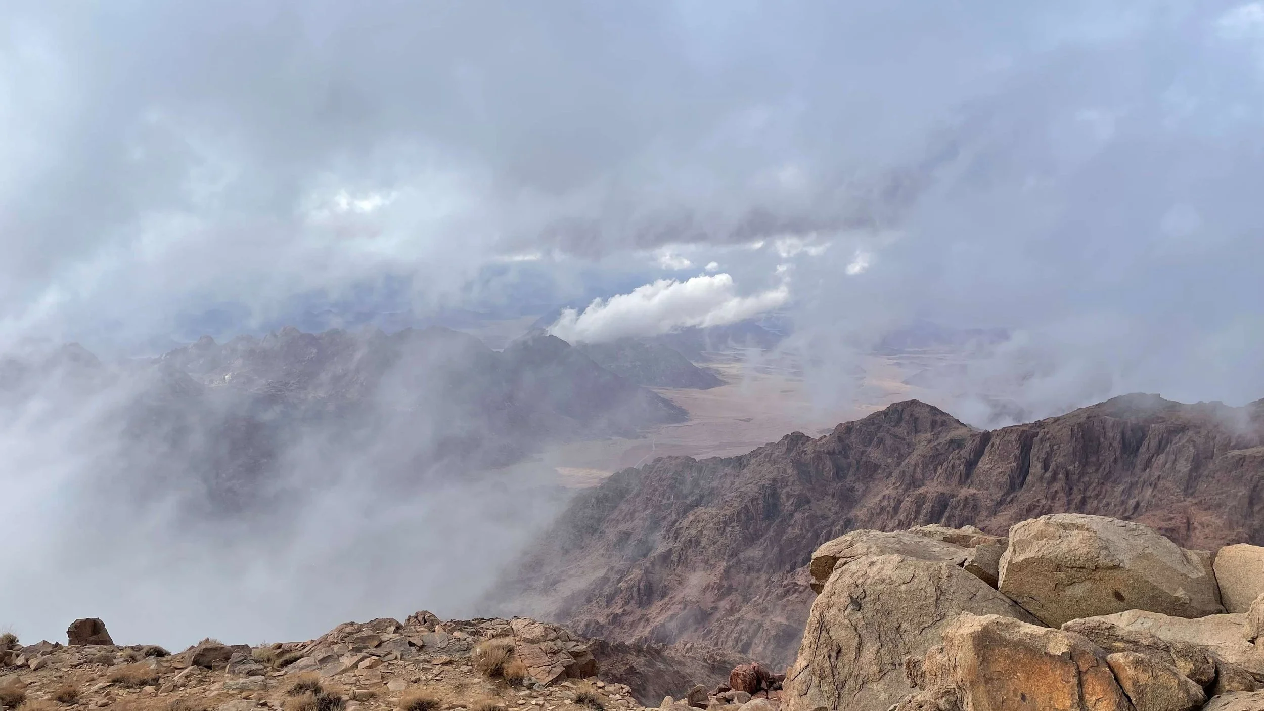 Saudi Arabia Tourism NEOM Red Sea Mount Sinai Split Rock Desert Paths