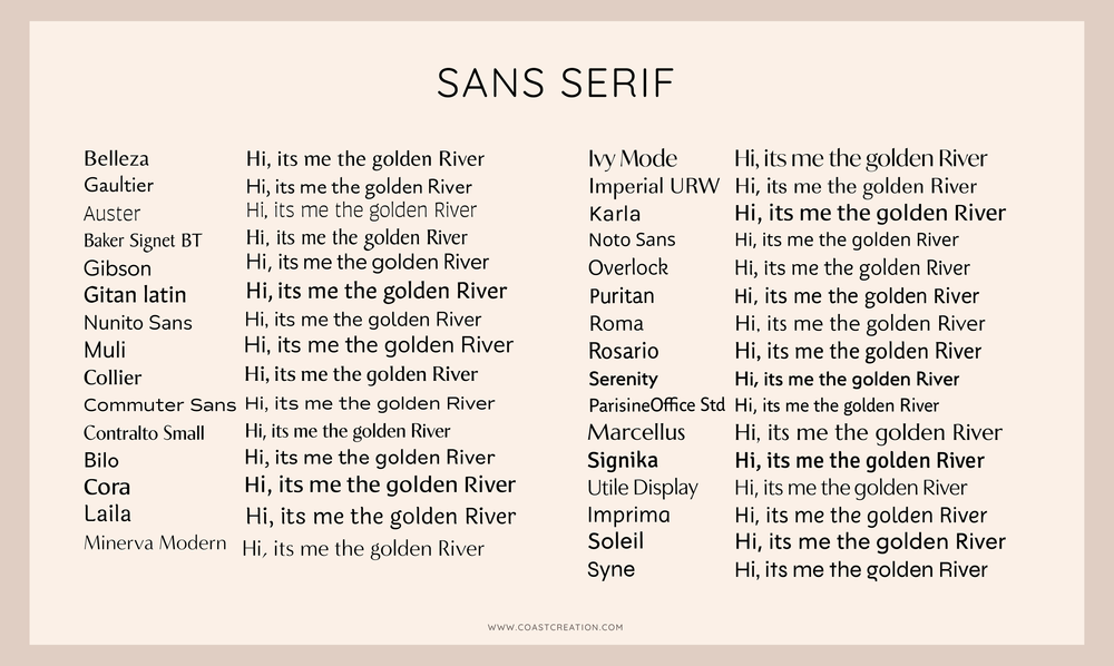 The Best Fonts And Font Pairings For Your Squarespace Website