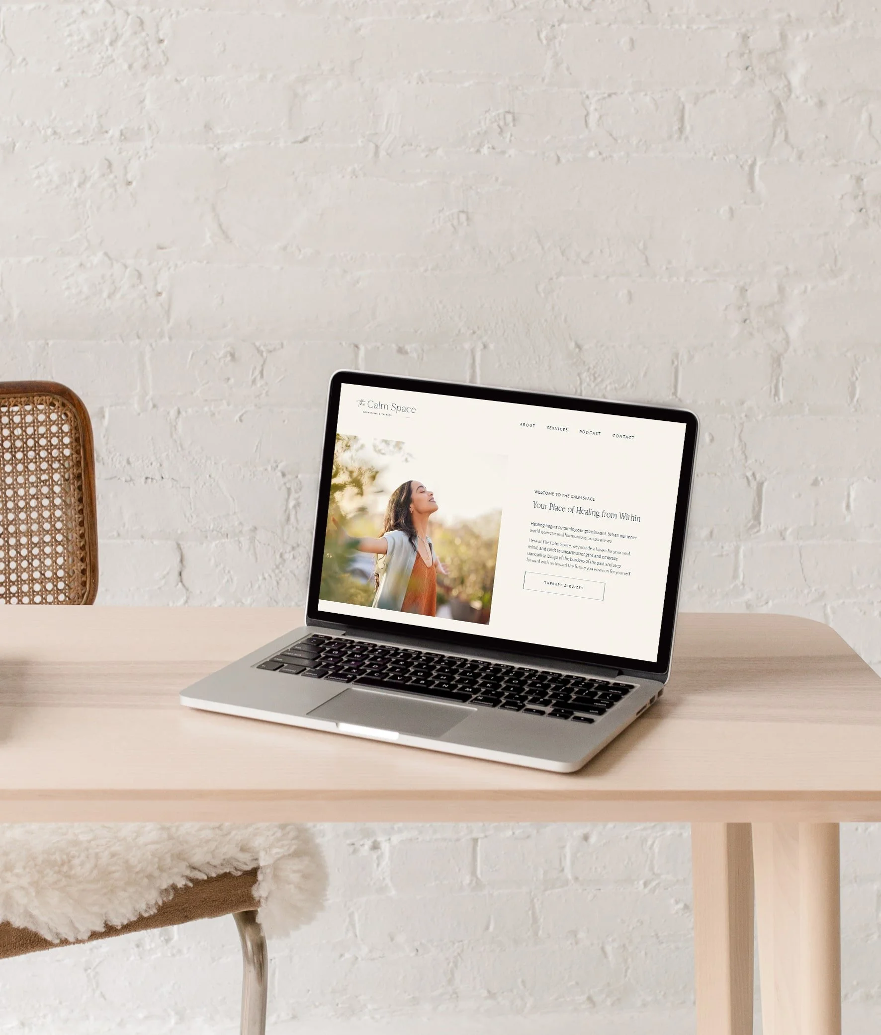 Therapist Squarespace Website Template for Therapists and Counselors