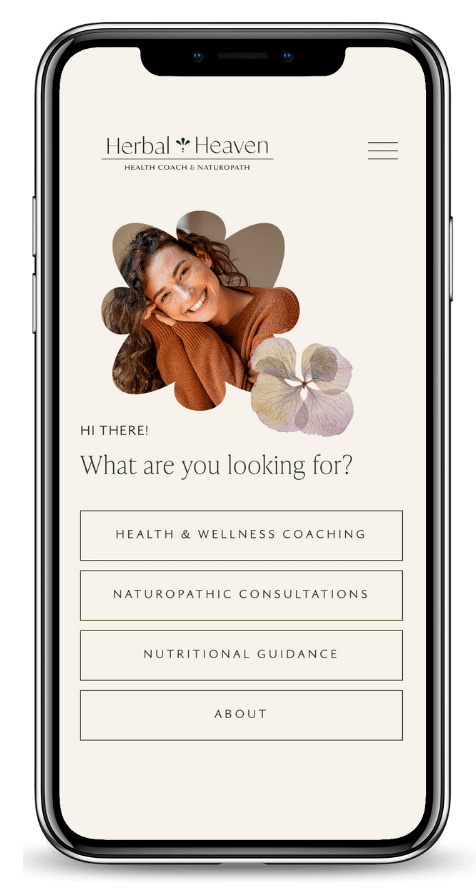 Squarespace Template for Health and Wellness Coaches, Naturopaths