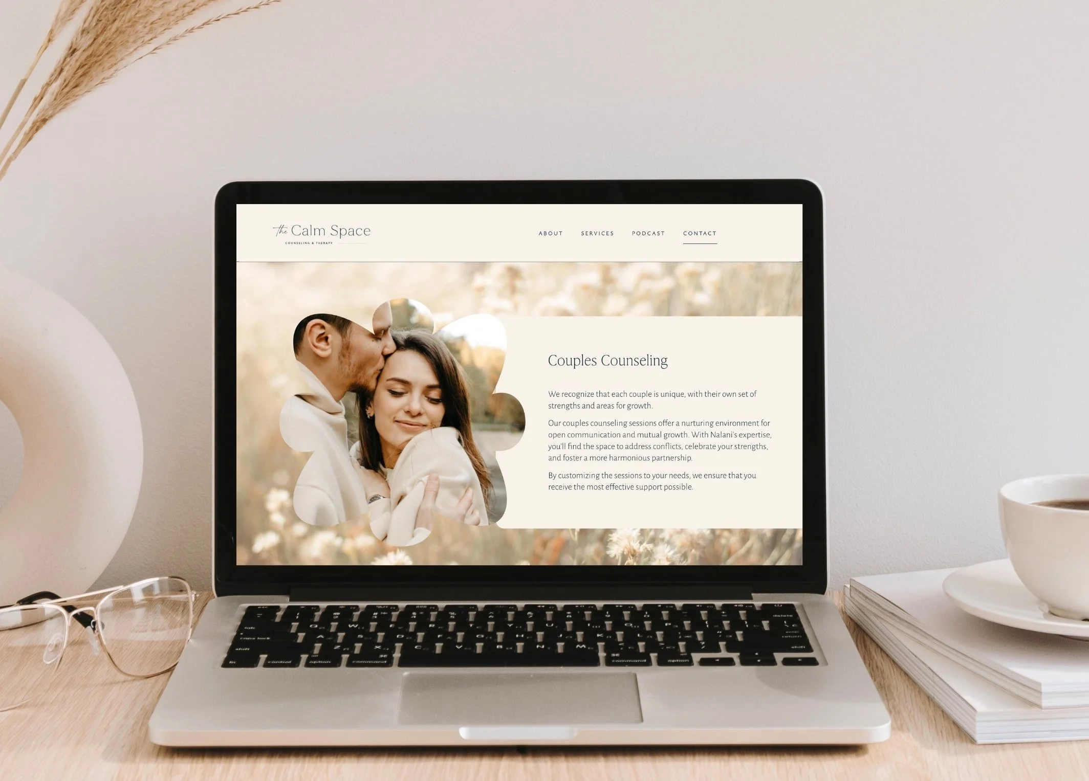 Therapist Squarespace Website Template for Therapists and Counselors
