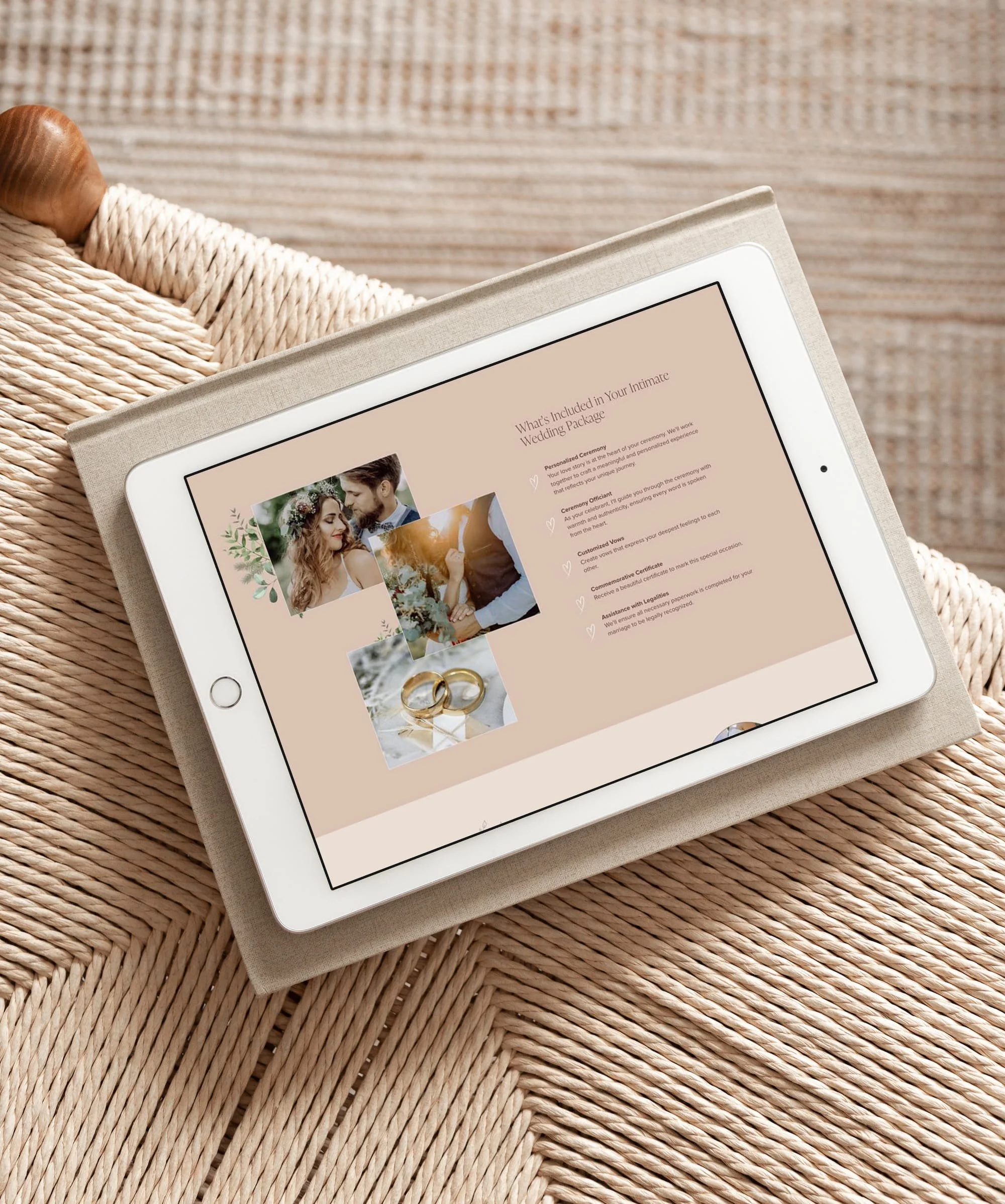 Squarespace Website Template for Wedding Planner and Marriage Celebrants