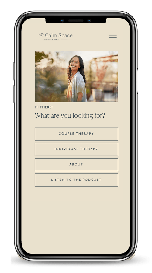 Therapist Squarespace Website Template for Therapists and Counselors