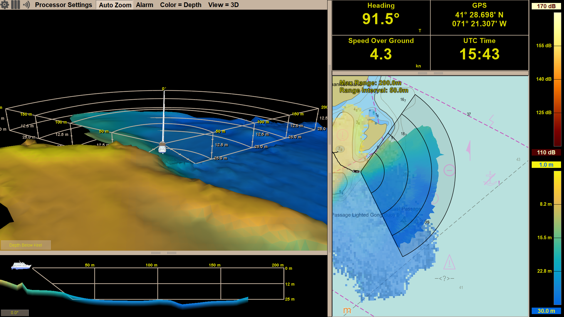 Screenshots — FarSounder 3D Forward Looking Sonar for Navigation