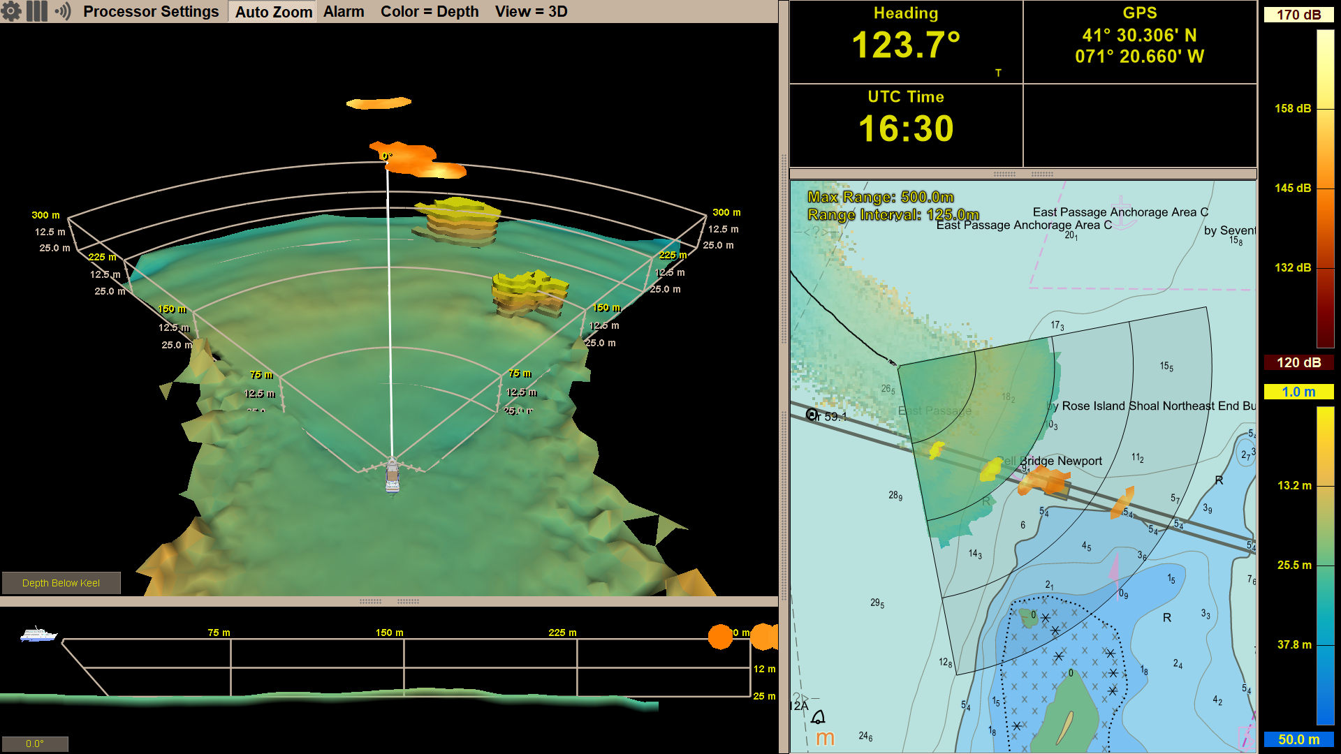 Screenshots — FarSounder 3D Forward Looking Sonar for Navigation