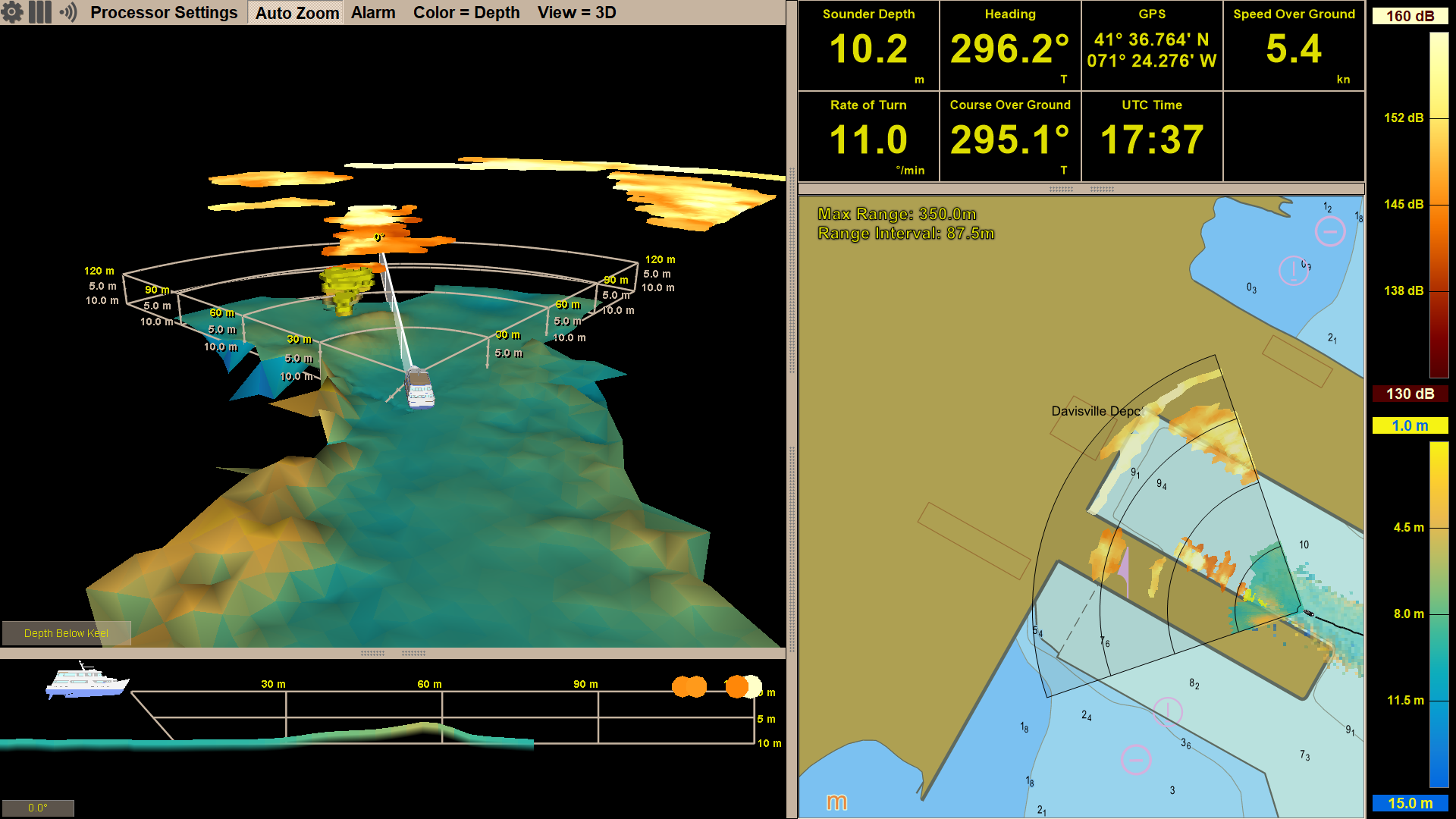 Screenshots — FarSounder 3D Forward Looking Sonar for Navigation