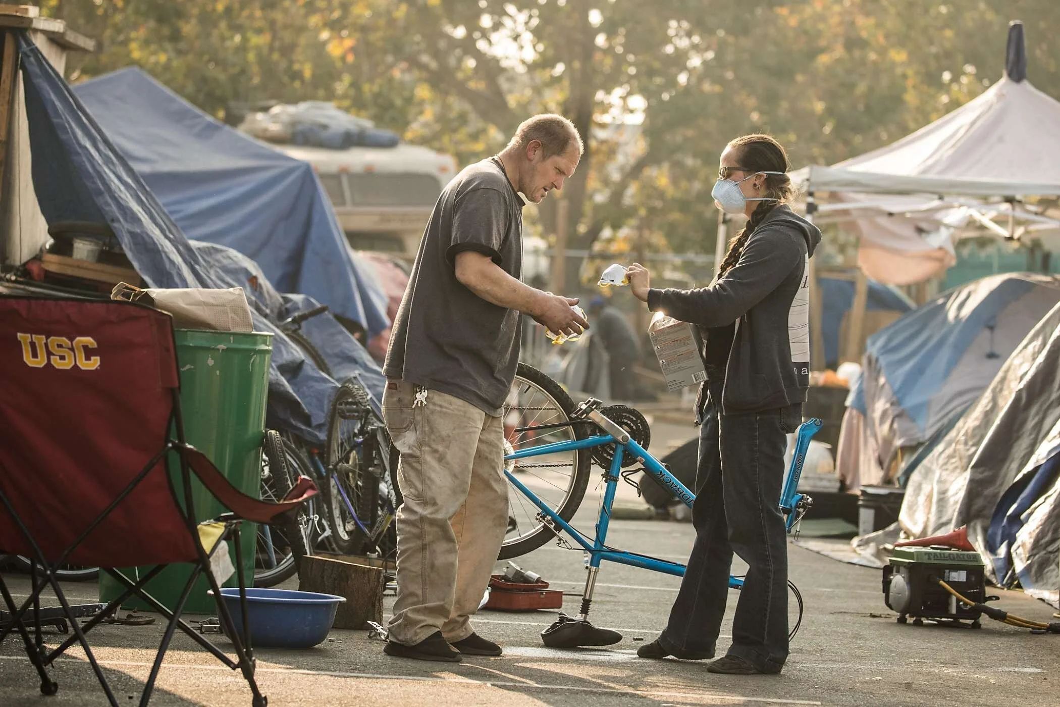 Homeless Unable to Escape Wildfire Smoke Smothering the Bay Area — The ...
