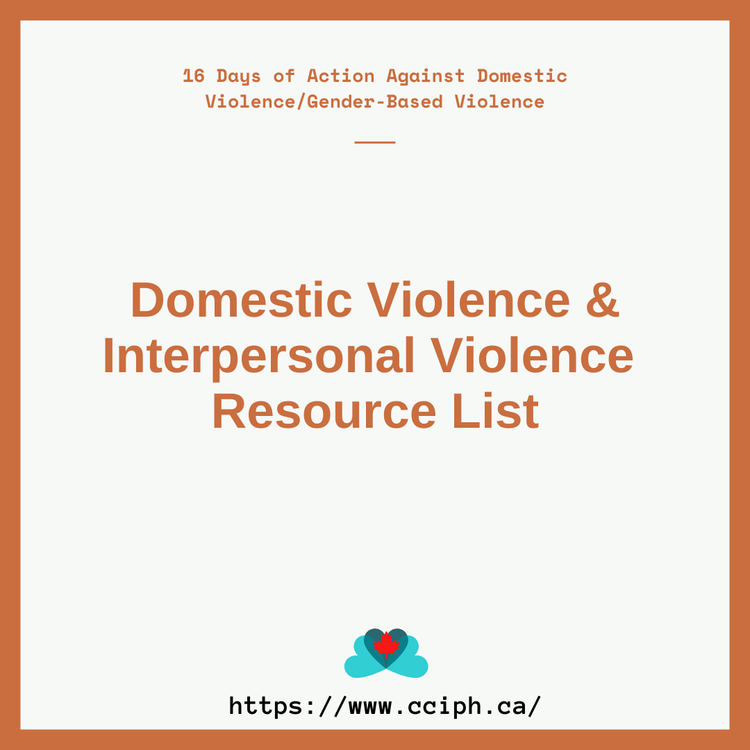 Domestic Violence and IPV Resource List — Canadian Centre of ...
