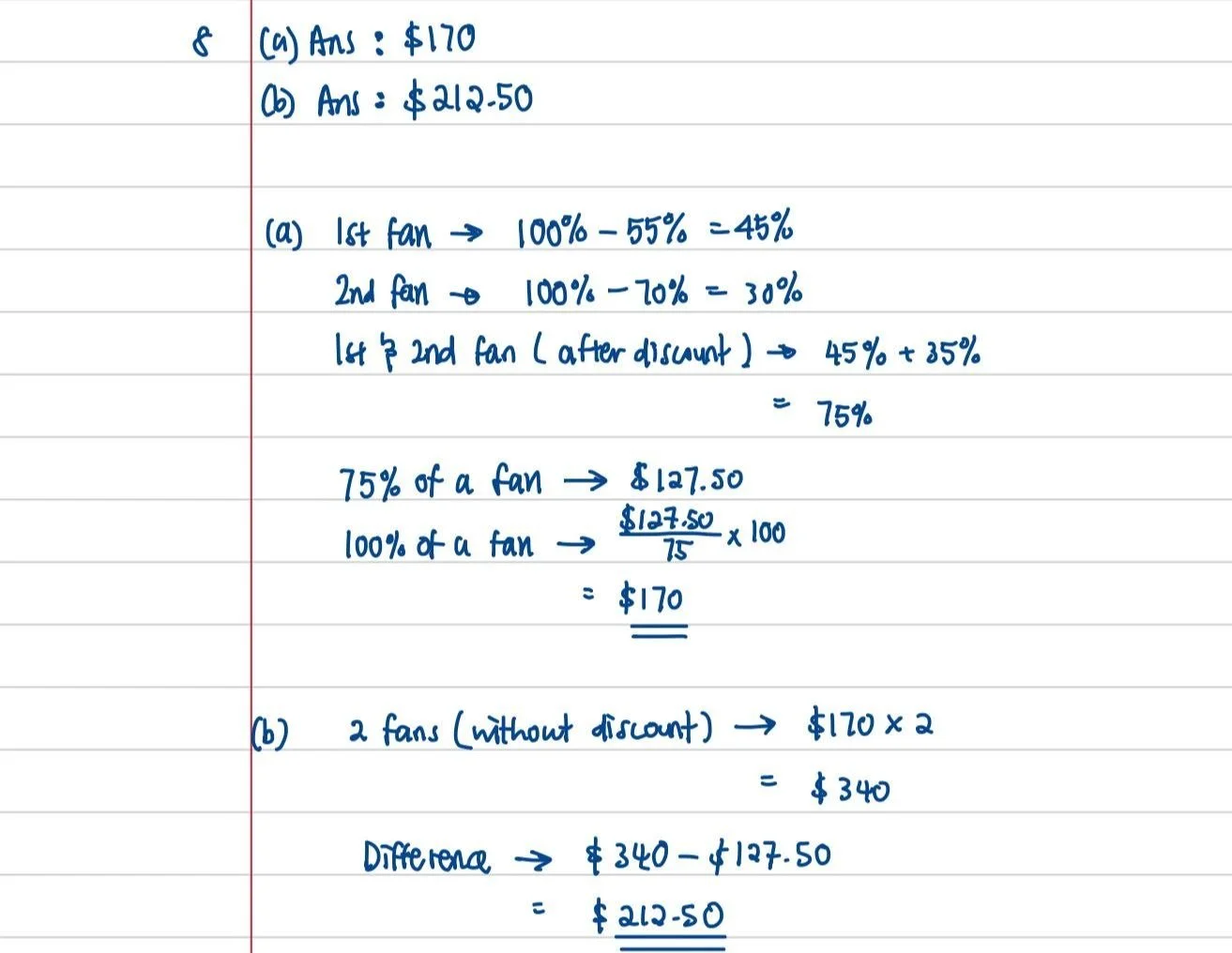 PSLE Math 2021 Paper 2 Question 8
