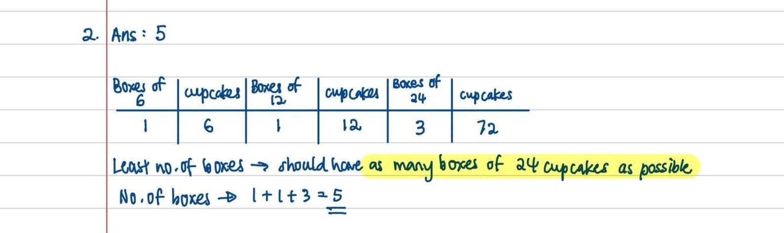PSLE Math 2021 Paper 2 Question 2