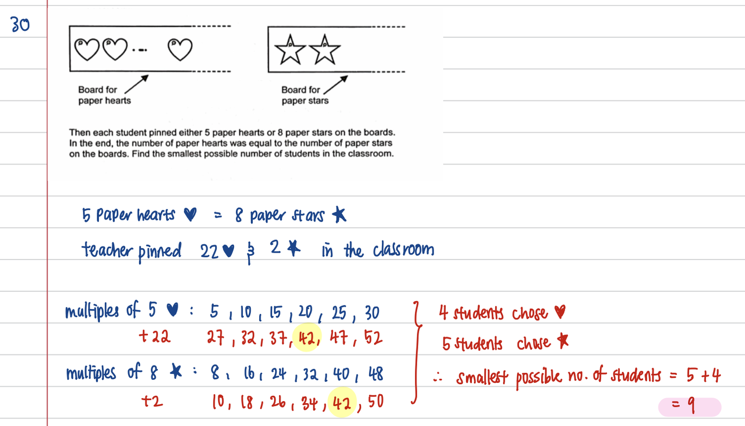 PSLE Math 2024 Paper 1 Question 30