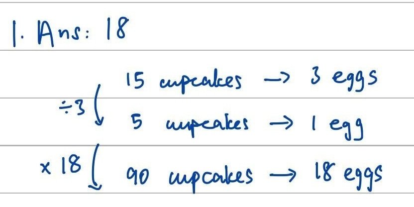 PSLE Math 2018 Paper 2 Question 1