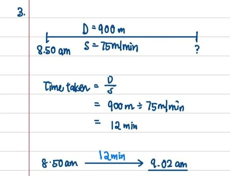 PSLE Math 2019 Paper 2 Question 3