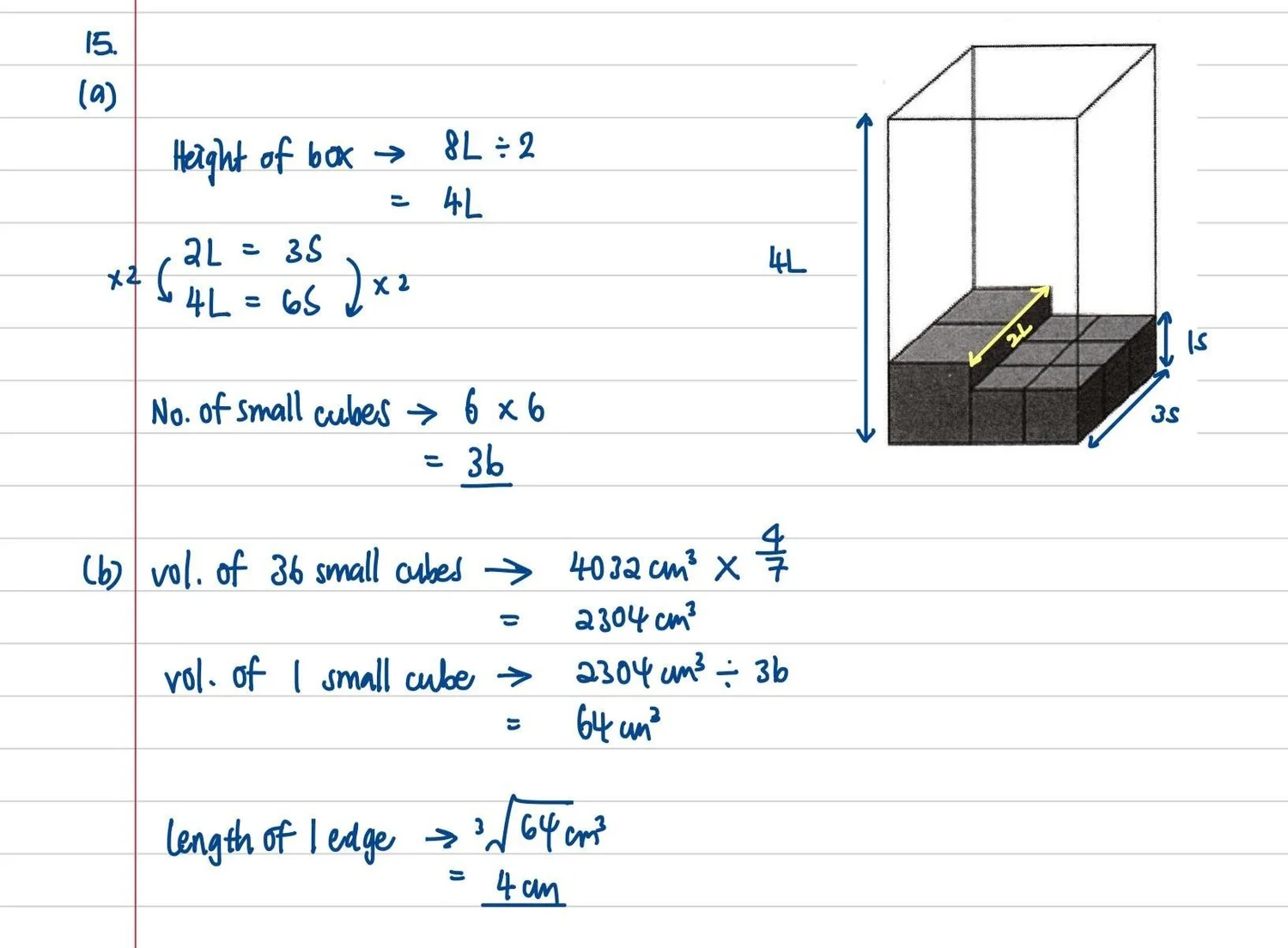PSLE Math 2019 Paper 2 Question 15