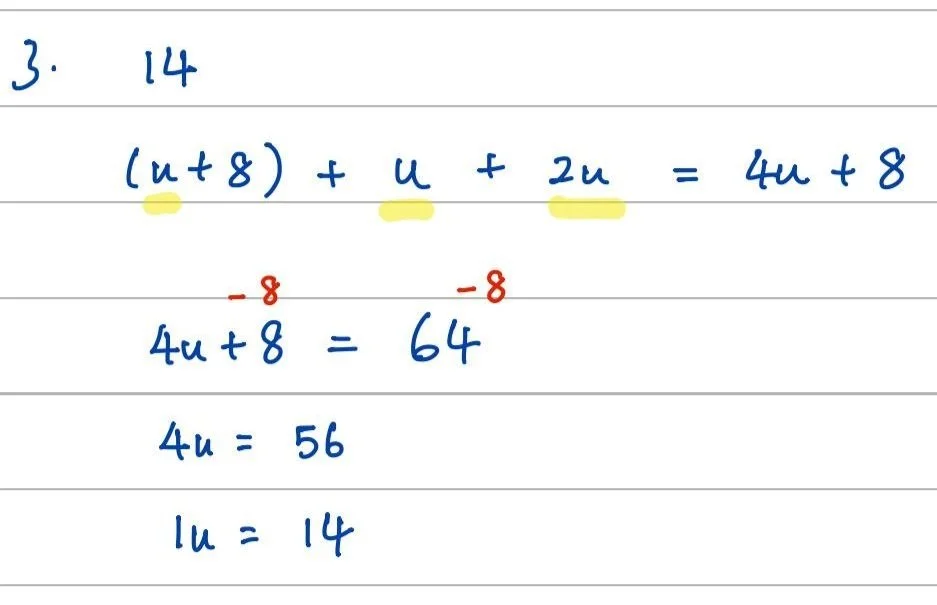 PSLE Math 2020 Paper 2 Question 3