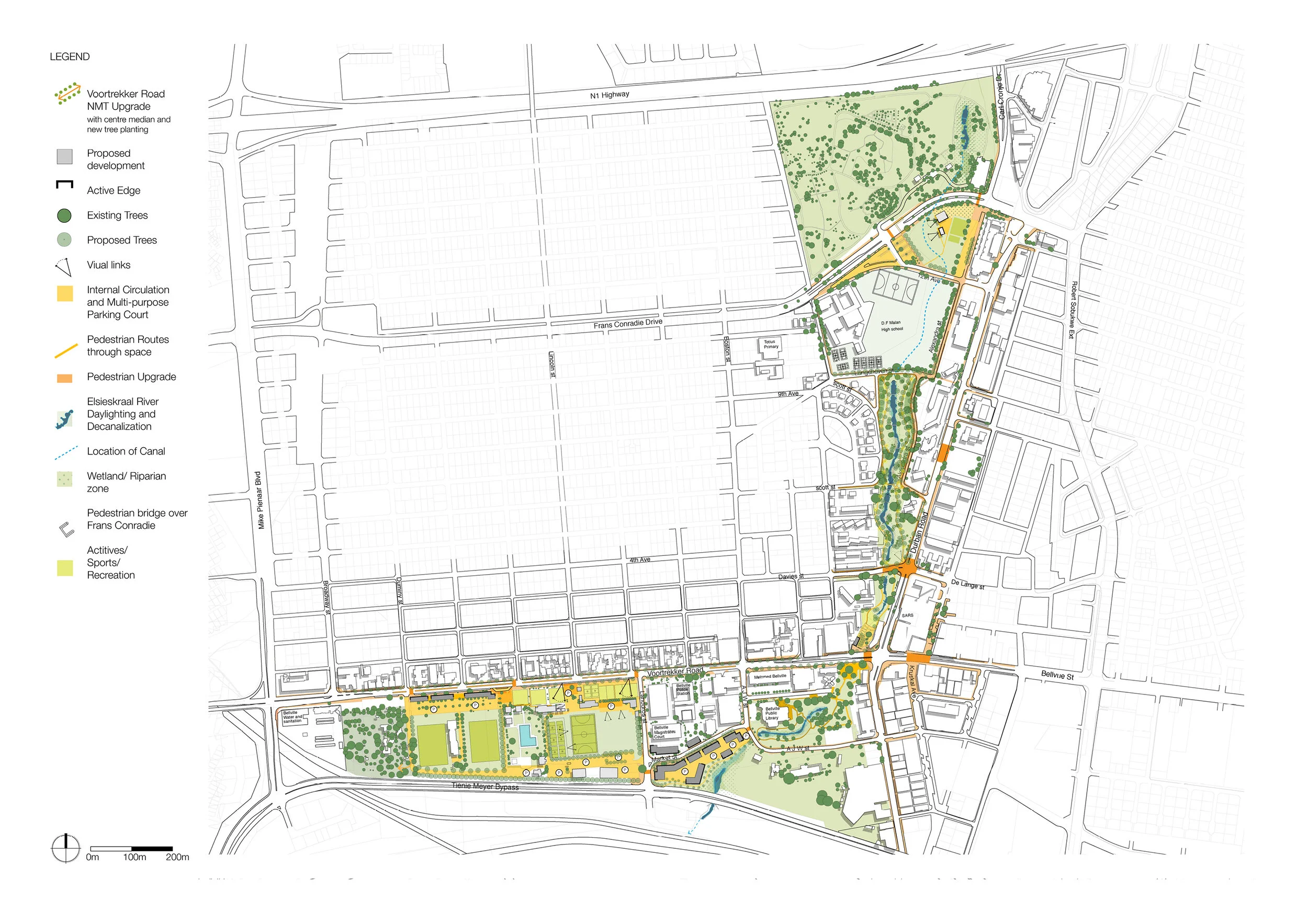 Urban Design Open Space Framework Plan — YES& STUDIO