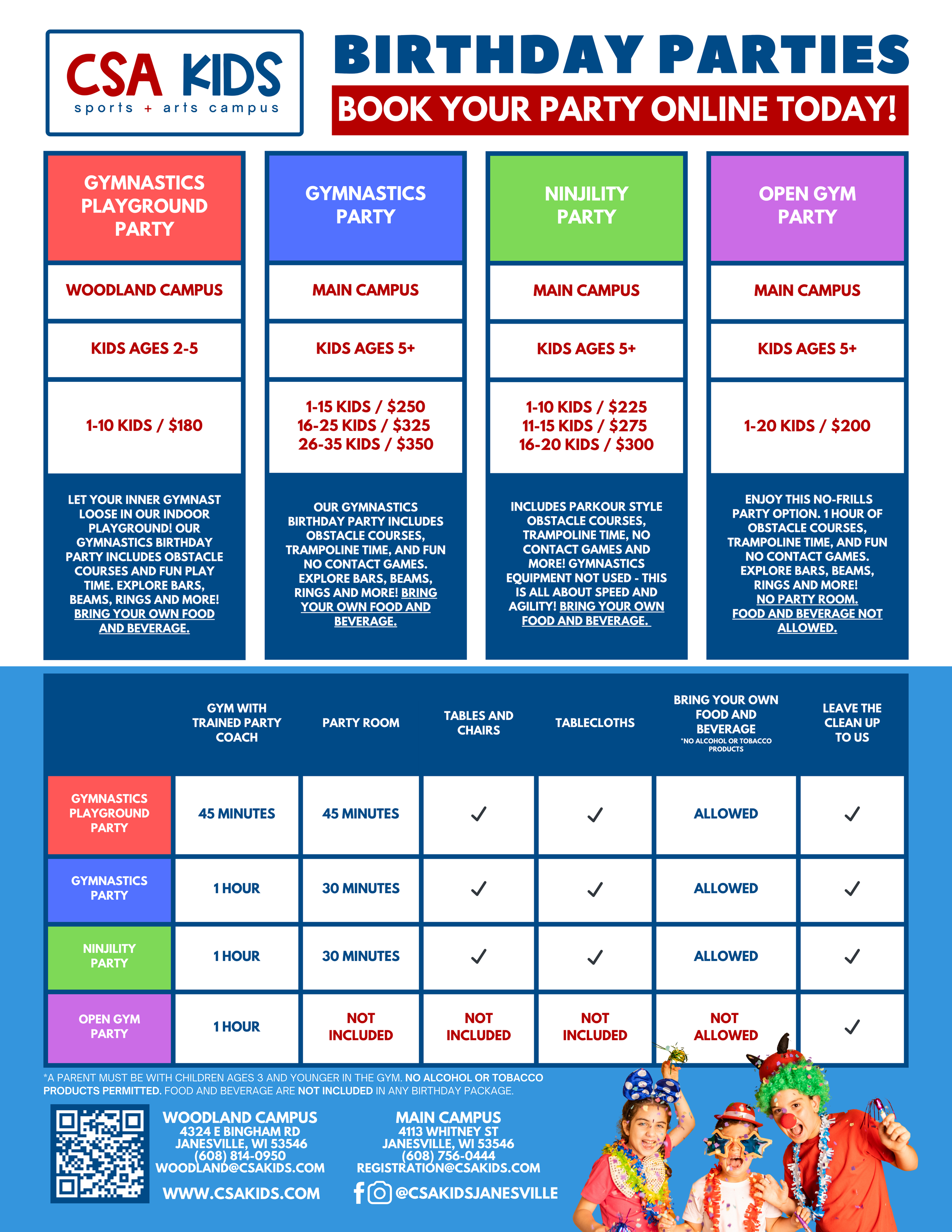 CSA Kids Sports + Arts Campus: Gymnastics, Ninja, Tumbling + Trampoline ...