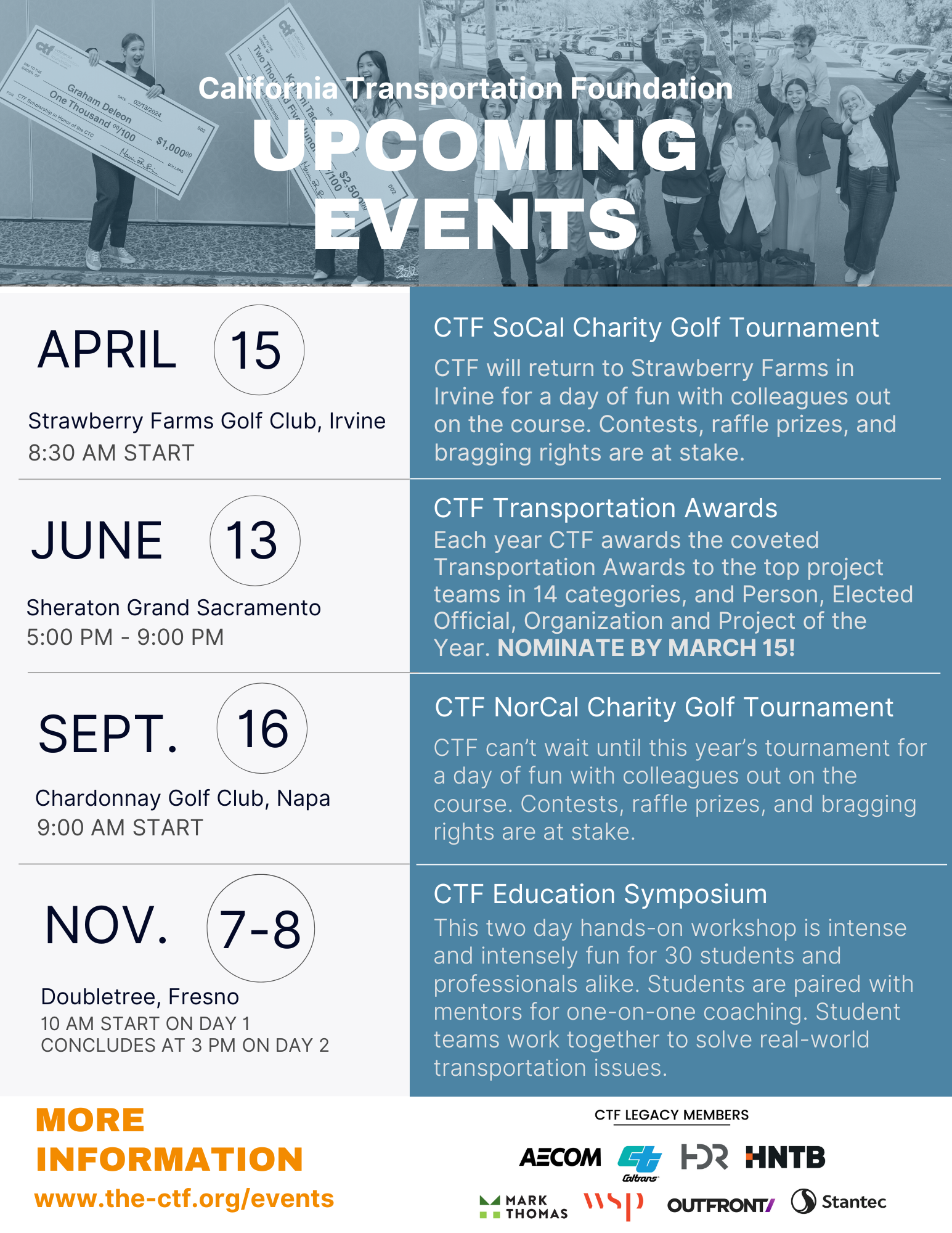 CTF Legacy Sponsors — California Transportation Foundation