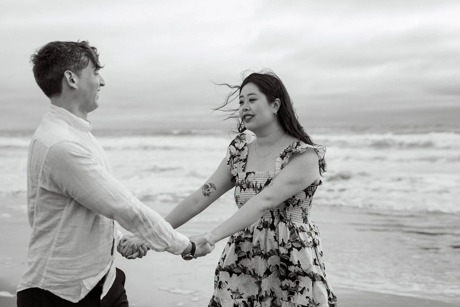 Engagement Session at Funston Beach in San Francisco | Pamela Tatz ...