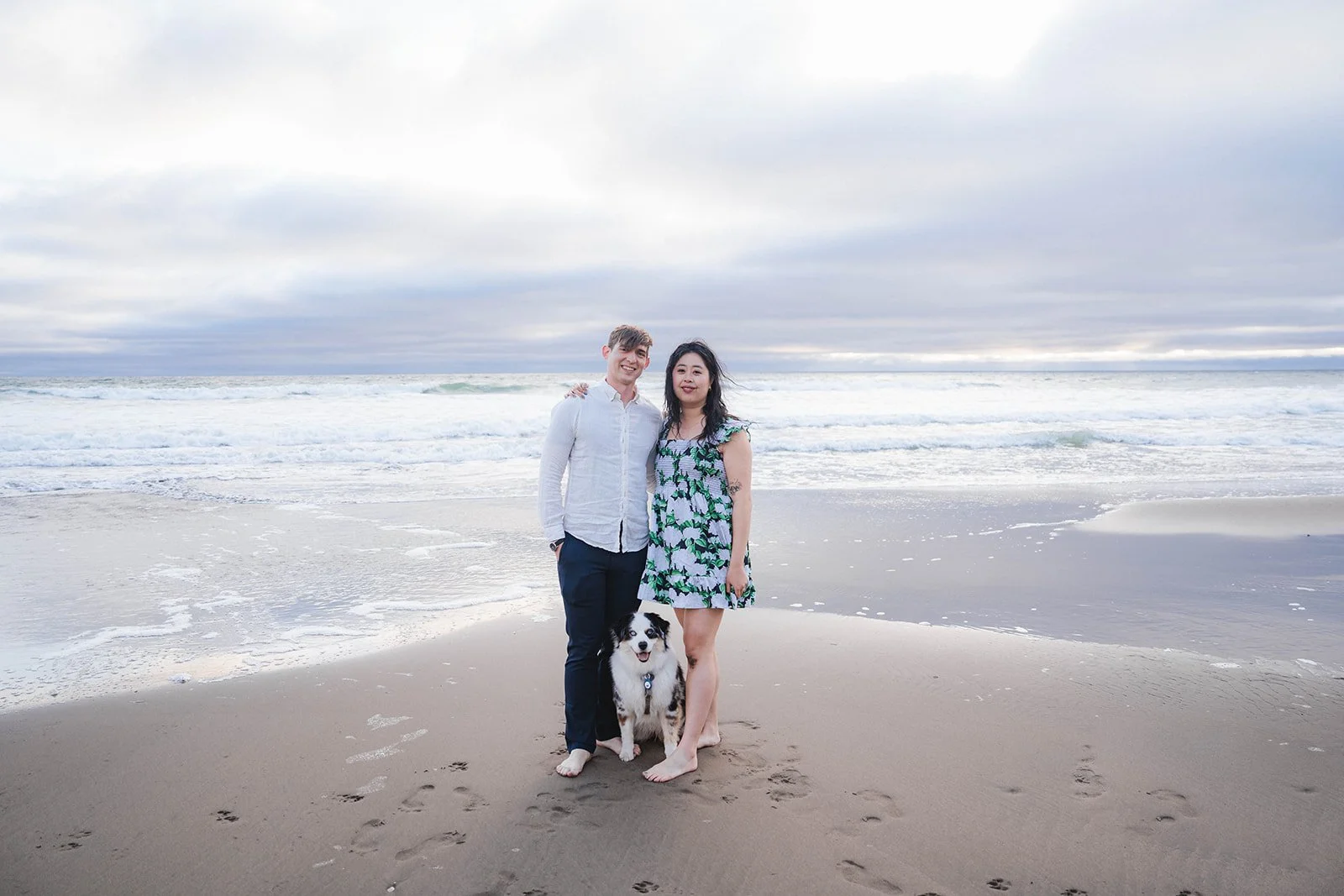 Engagement Session at Funston Beach in San Francisco | Pamela Tatz ...