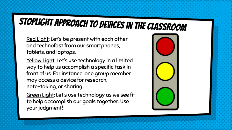 The Technology Stoplight Approach to Devices in the Classroom — Civics ...